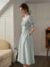 Remi Square Neck Stripe Cotton Dress